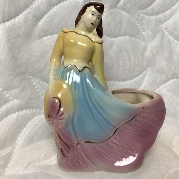 Art | Vintage Midcentury Dancing Lady Planter Ceramic 725 X 5 Usa ...